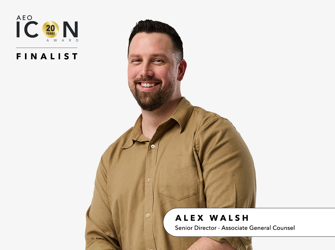AEO ICON Finalist: Alex, Senior Director - Associate General Counsel ...